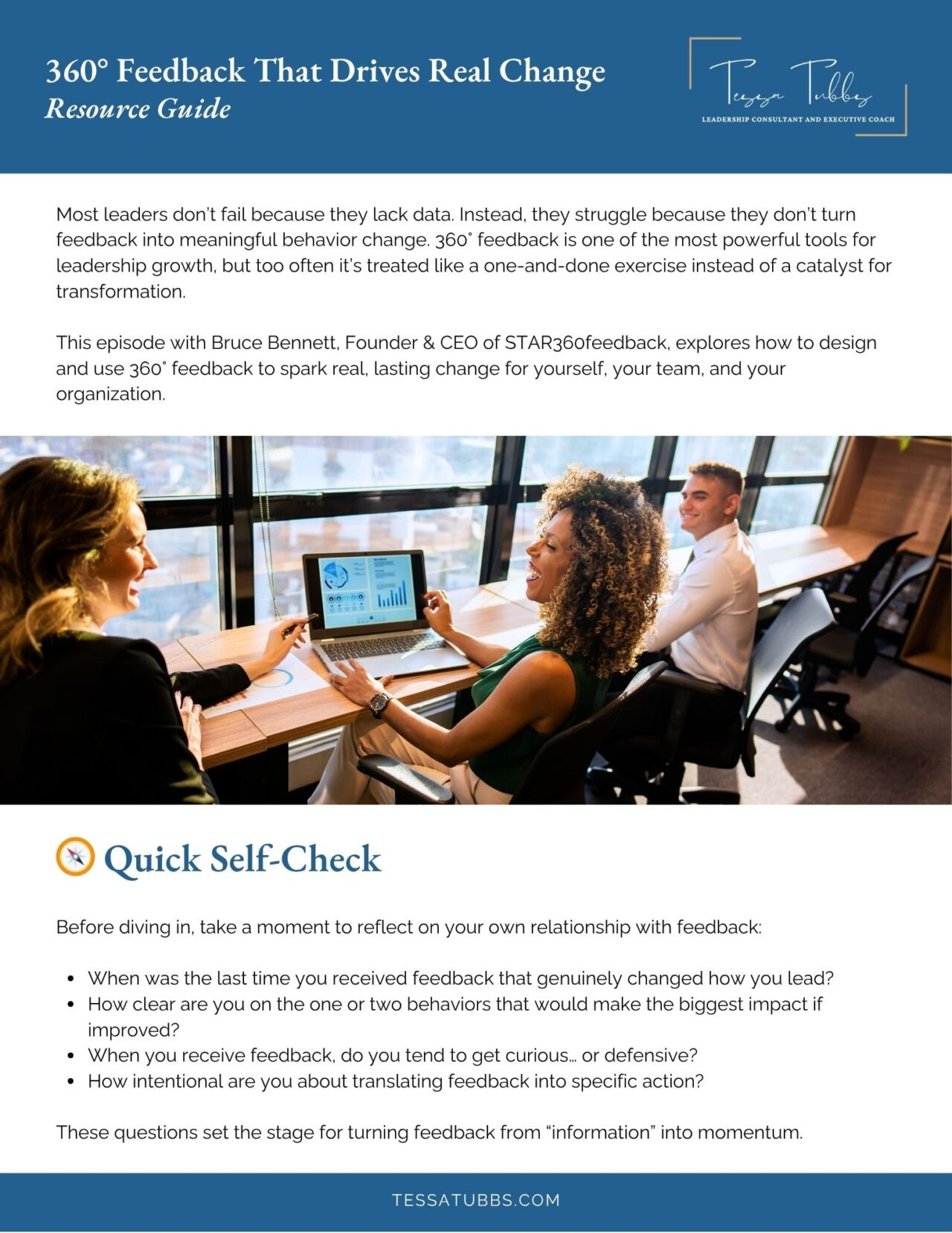 360 Degree Feedback that Drives Real Change – Resource Guide - Tessa ...